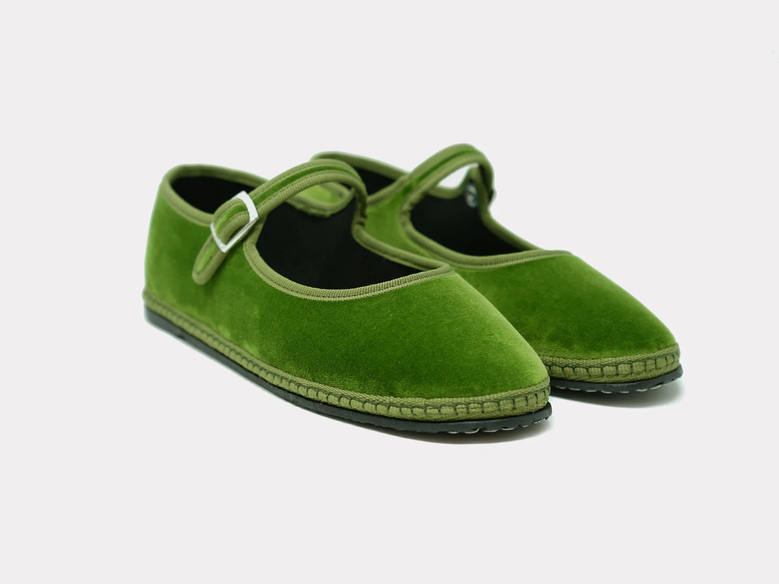 Furlane: Mary Jane Slippers - Sage